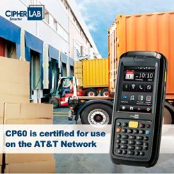 CipherLab CP60 Mobile Computer Chimes in with Prestigious AT&T Certification